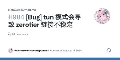 Bug tun 模式会导致 zerotier 链接不稳定 Issue MetaCubeX mihomo GitHub