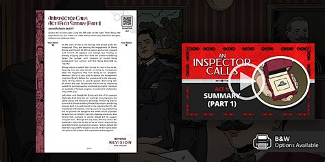 Act I Plot Summary Part 1 An Inspector Calls Quickfire Video And