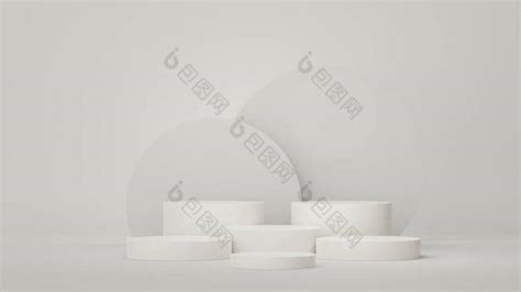 用现代几何图形展示产品和化妆品的模拟和展图片 包图网企业站