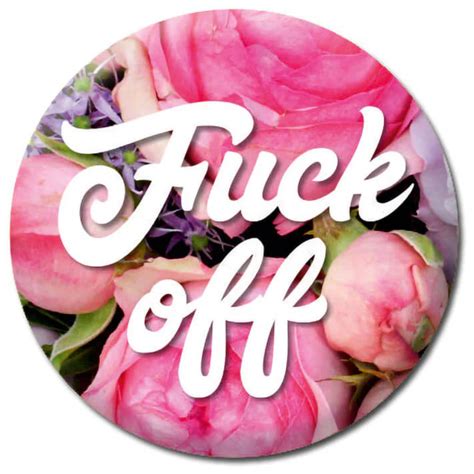 Fuck Off Peonies Pin Dean Morris Cards Outer Layer