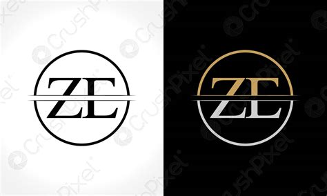 Initial Ze Logo Design Vector Template Creative Letter Ze Business Stock Vector 3016327