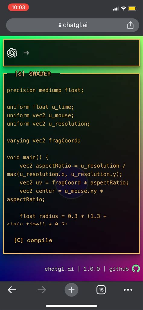 Using Ai To Generate Weird Shaders Rcreativecoding