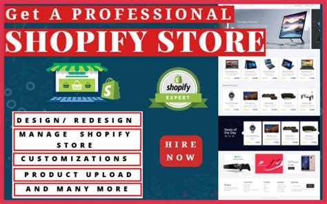 Manage Design Redesign Edit Or Update Your Shopify Store By Web