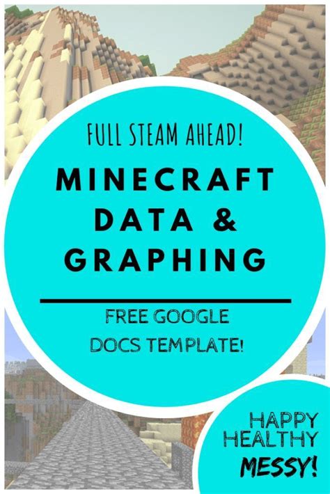 Full Steam Ahead Data Graphing With Minecraft Happy Healthy Messy Graphing Coding For
