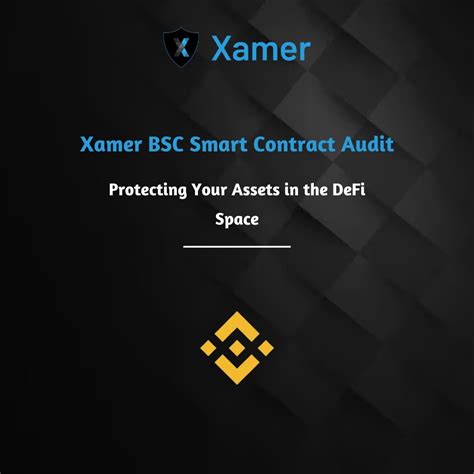 Xamer Web3 Security On Linkedin Code Projects Secure Bsc
