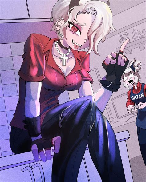 Lucifer And Zdrada Helltaker Danbooru