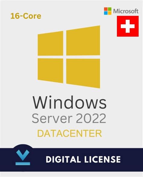Microsoft Windows Server 2022 Datacenter Lizenz Key 16 Core Neu Und
