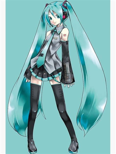 Hatsune Miku V Art Board Print For Sale By VocaloidTrash Redbubble