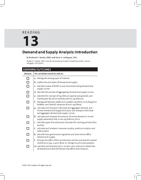 Prerequisite Economics Material Demand And Supply Analysis Intro