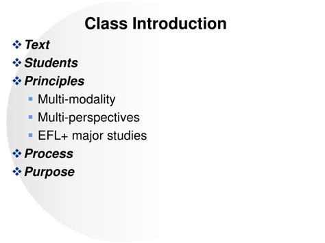 Ppt Class Introduction Powerpoint Presentation Free Download Id