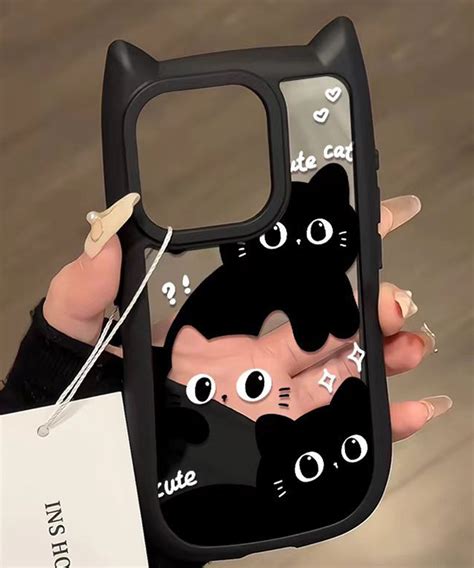 고양이 햄버거 고양이귀 아이폰 케이스 에이블리