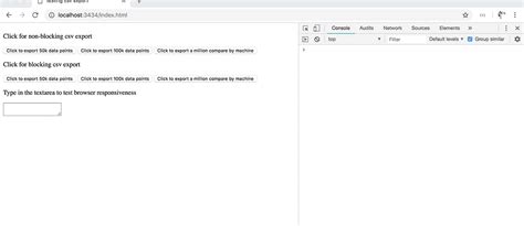 Non Blocking Csv Export In The Browser With Web Workers By Ryuta