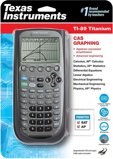 Texas Instruments Ti 89 Titanium Graphing Calculator Amazon Ca Office Products