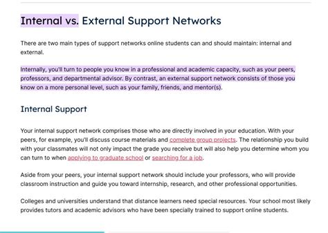 Support Networks New Era Institute Elibrary