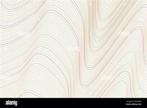 Abstract Colored Geometric Line Curve And Wave Pattern Good For Web