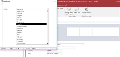 pasar datos a listbox desde una consulta sql vba access visual basic