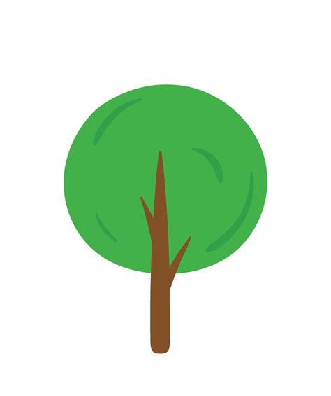 Tree Corner Border Frame In Cartoon Illustration Vector Art At Vecteezy
