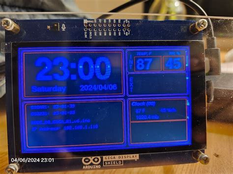 Giga Display Glitched Out Today It Was The R1 Board Giga Display