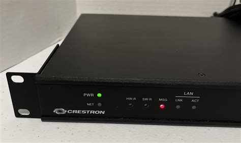 Used Crestron Mp2e Integrated Av Control System With Ethernet Rack