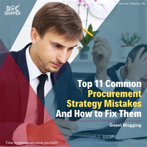 Top 11 Common Procurement Strategy Mistakes How To Fix Them