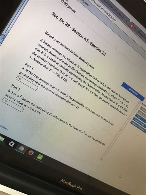 Solved A Binary Message M Where M Is Equal Either To 0 Or