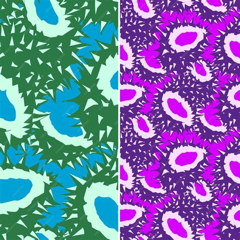 Premium Psd Different Patterns Of Different Colors And Shapes