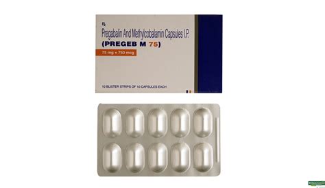 Buy Pregeb M 75mg 10 Capsules Online At Best Prices Wellness Forever