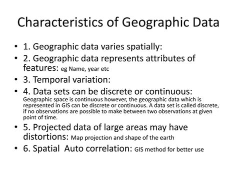 Statistical Methods In Geography Pptx