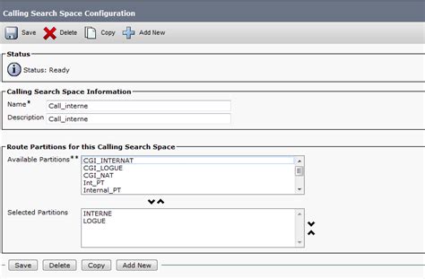 Probleme With Secondary Partition In Css In Cucm 9 1 Cisco Community