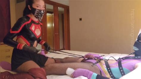 預告 C340 痴女 女超人 M男 榨精 全片： Servingmissjessica Com C340