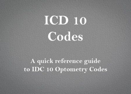 ICD Codes Corporate Optometry