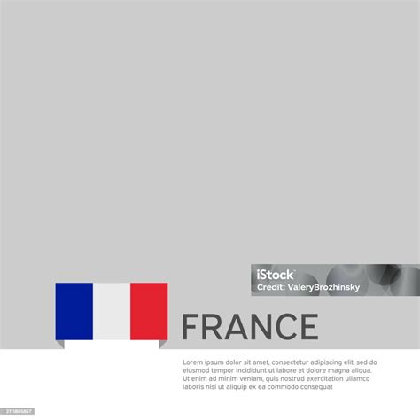 프랑스 국기 배경입니다 국가 애국 프랑스 깃발 표지 흰색 배경에 프랑스 국기가 있는 문서 템플릿입니다 내셔널 포스터 비즈니스 소책자 벡터 일러스트 레이 션 간단한 간결한