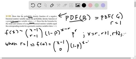 solved 4 use the fact that a negative binomial random variable is a sum of iid geometric random