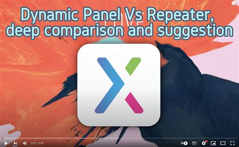 Axure Dynamic Panel Vs Repeater Deep Comparison And Suggestion What