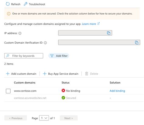 Migrate An Active Dns Name Azure App Service Microsoft Learn