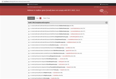 Rfc 2822 362 Compliance Error When Sending A Ticket Uvdesk