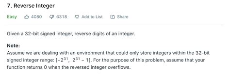 Leetcode 9 — Palindrome Number Python By Dhairya Dave Medium