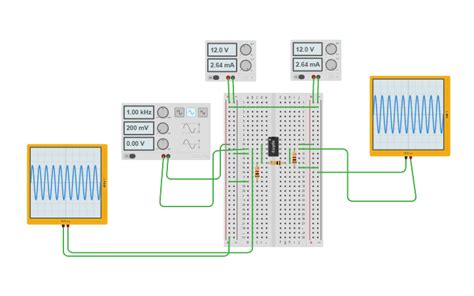 Circuit Design Non Inverting Tinkercad
