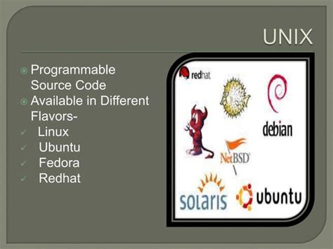 unix operating system pptx