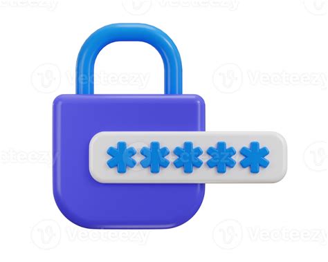 Padlock And Password Icon 3d Render Pin Code Password Protection Padlock And Password Icon 3d Render Pin Code Password Protection