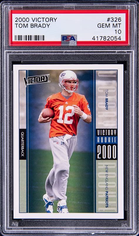 Tom Brady 2000 Upper Deck Victory 326 Base Psa 10 Price Guide Sports