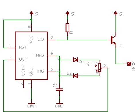 555 Pwm Circuit Led