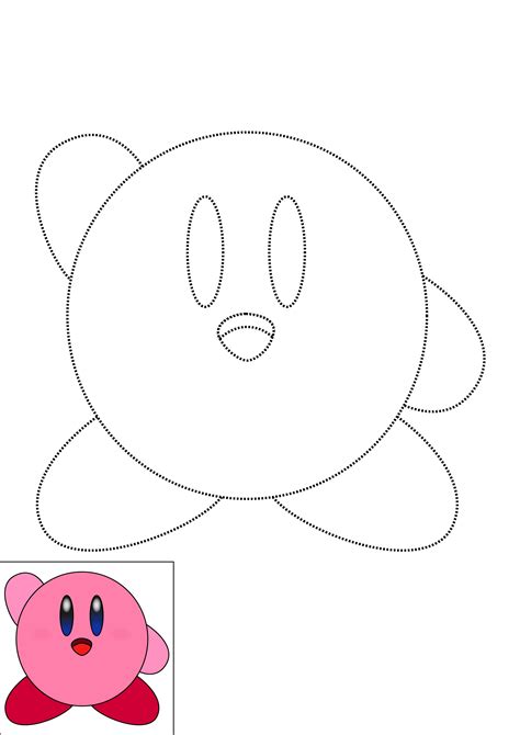 How To Draw Kirby Step By Step