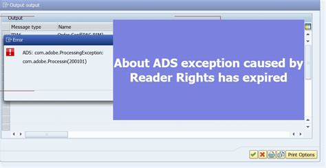 About Ads Exception Caused By Reader Rights Has Ex Sap Community