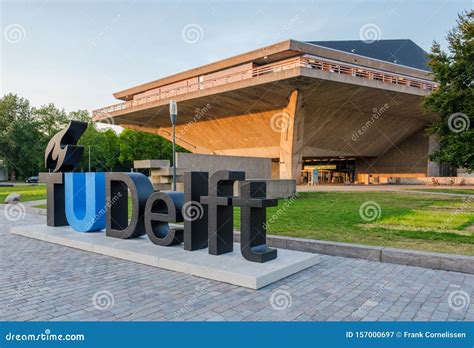 View On The Campus Of The Delft University Of Technology Netherlands Editorial Photography