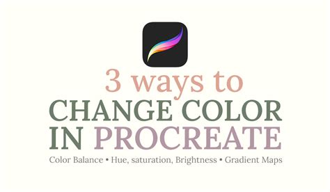 How To Change Color In Procreate Ways