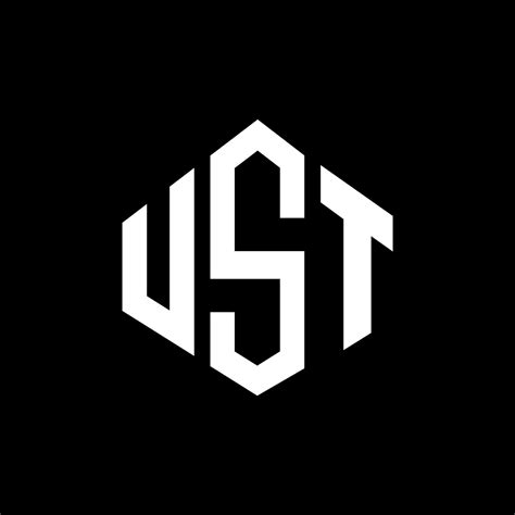 Ust Letter Logo Design With Polygon Shape Ust Polygon And Cube Shape Logo Design Ust Hexagon
