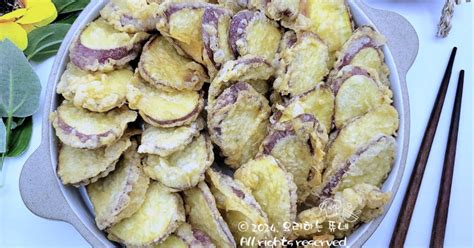 바삭한 고구마튀김 만드는법