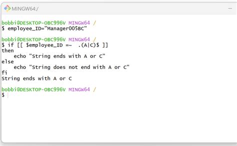 Bash How To Check If String Ends With Specific Value Collecting Wisdom
