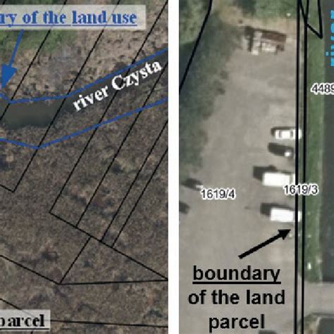 Comparison Of Boundaries Of Cadastral Parcels With Area Actually Download Scientific Diagram